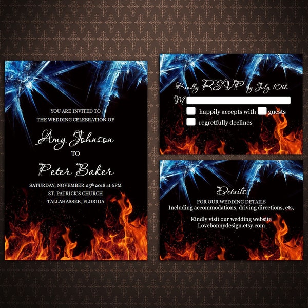 Fire and Ice Party - Etsy