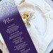 Purple and Silver Glitter Menu Template, Silver Sparkles, Instant ...