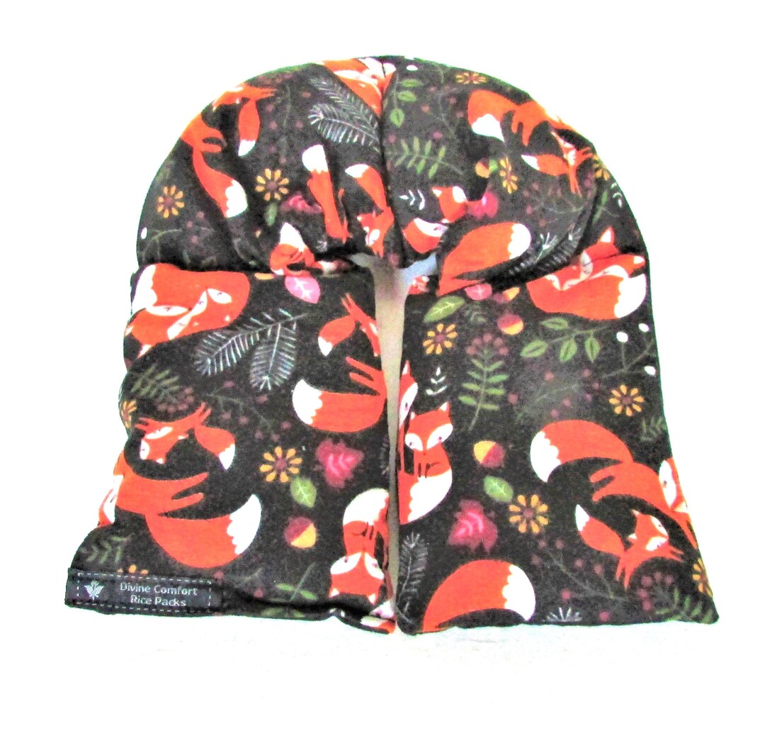 Heating Pad Extra Long Wide Neck, Unscented Flannel Microwave Rice Heat ...