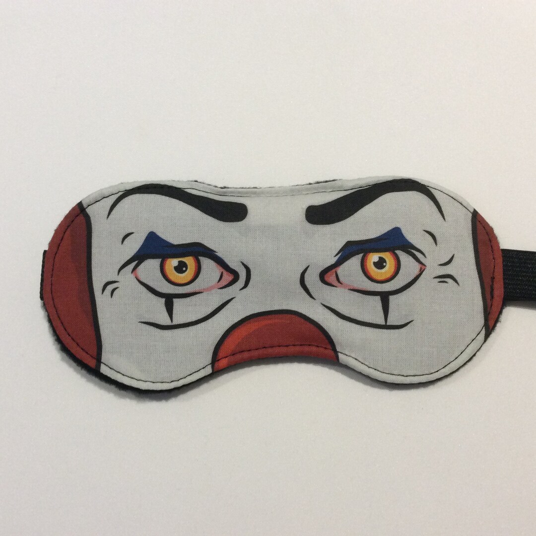 Stephen Kings IT Pennywise Inspired Illustrated Sleep Mask/eye Masks ...