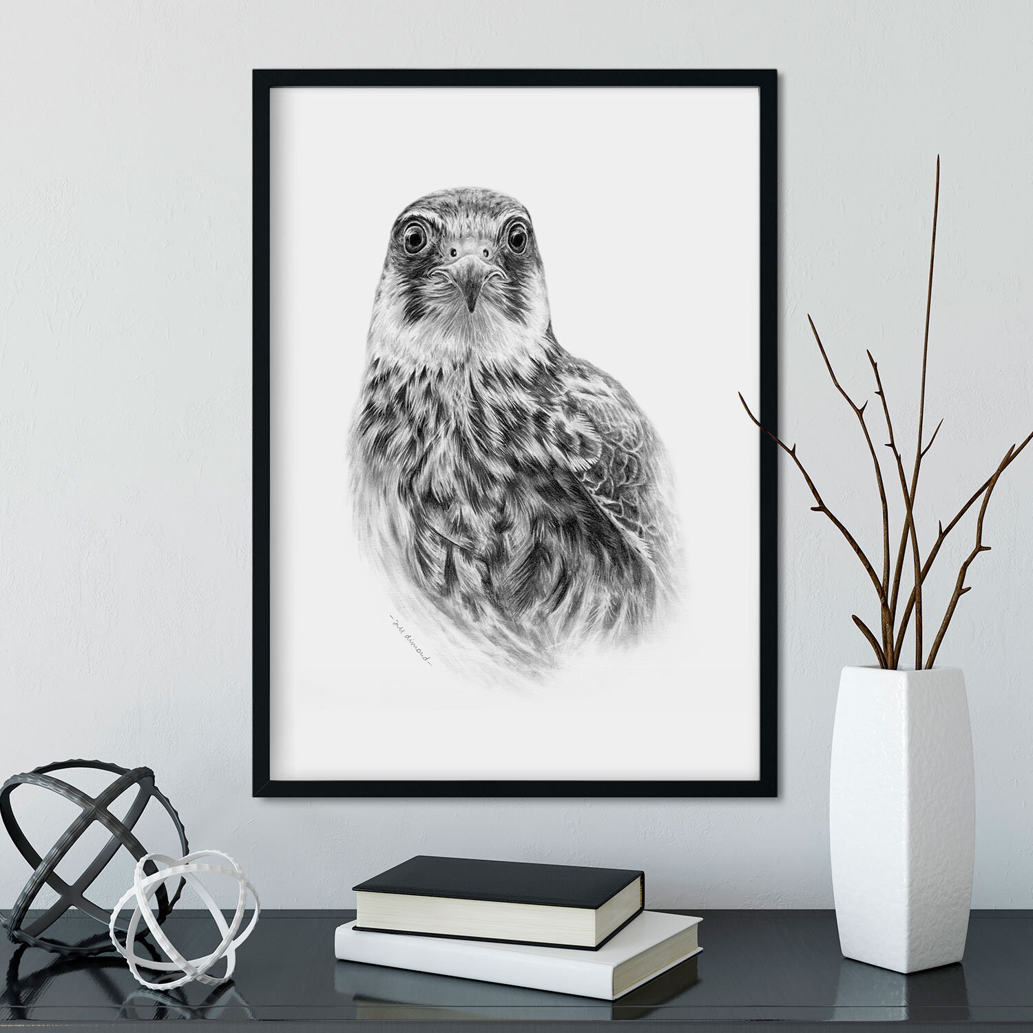 Hobby Art Prints - A3, A4, A5 Sizes - Falco Subbuteo - Falcon Pencil ...