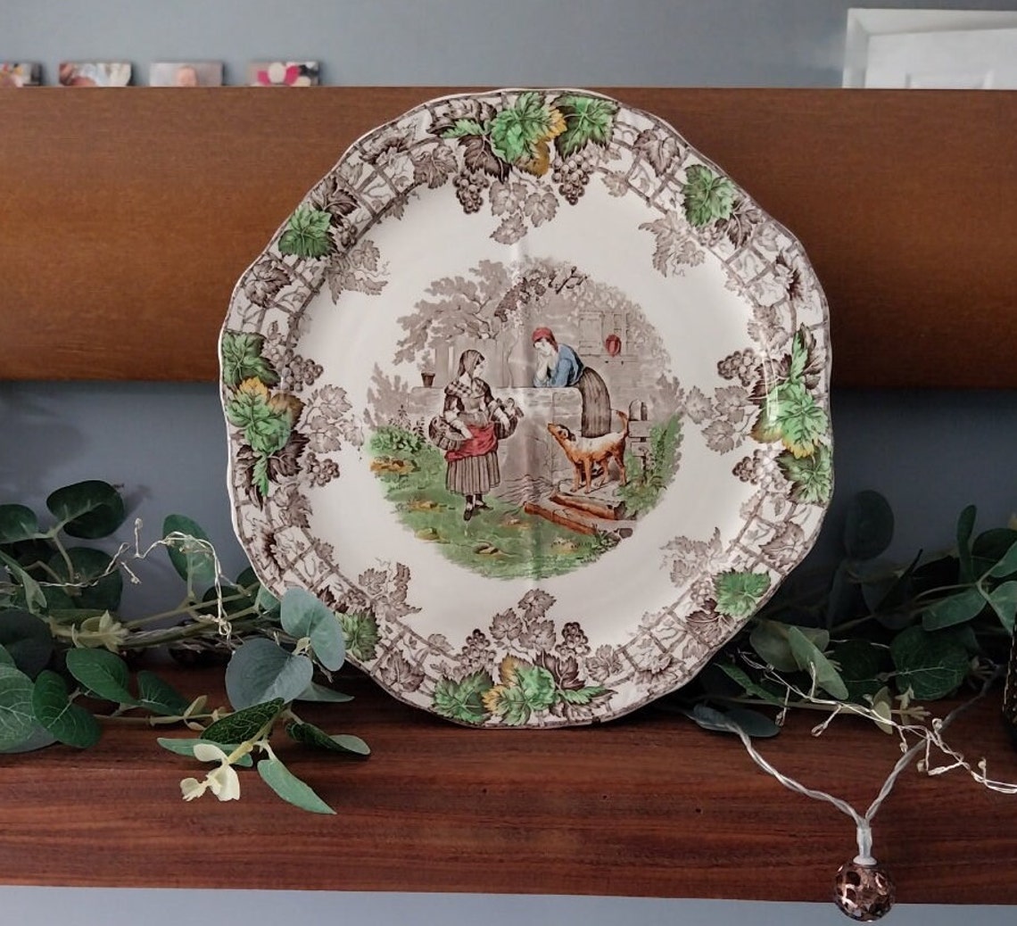 1930's Spode Byron Series No1 Divided Sandwich Plate by Copeland - Etsy UK