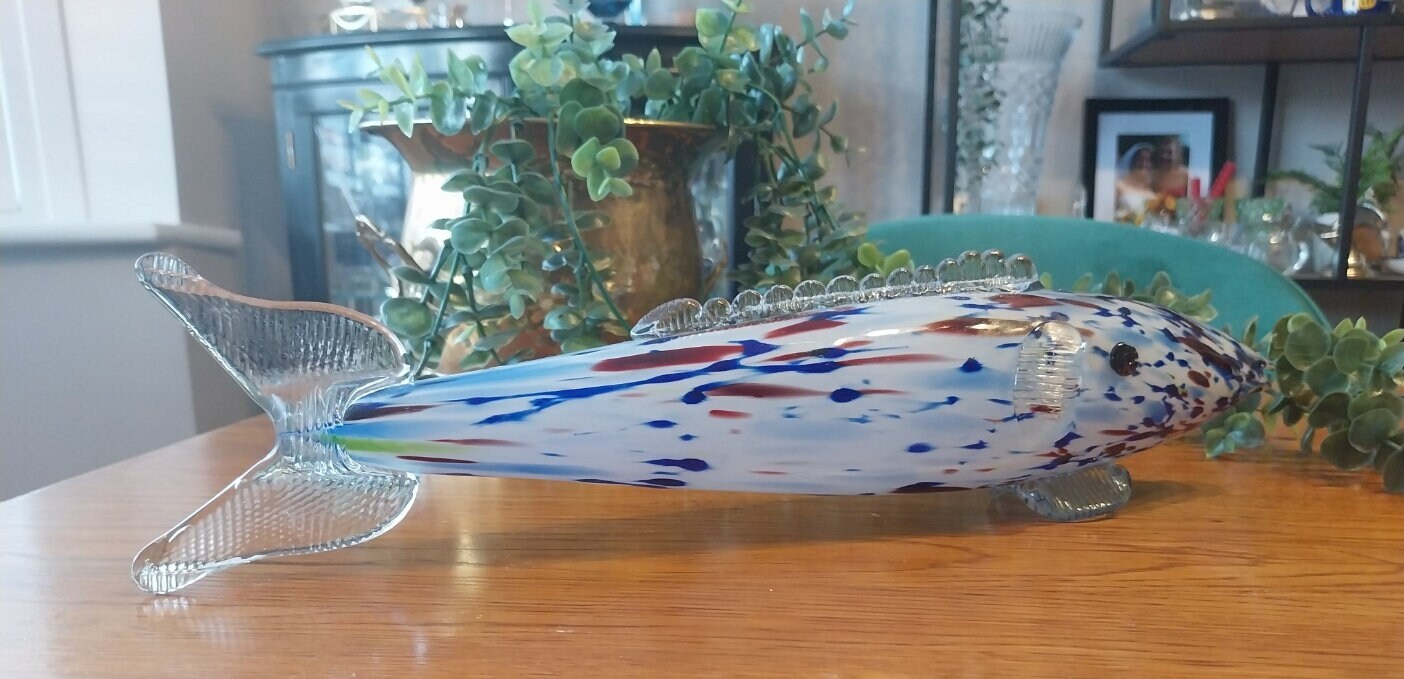 1960s Murano End of Day Glass Hand Blown Fish. - Etsy