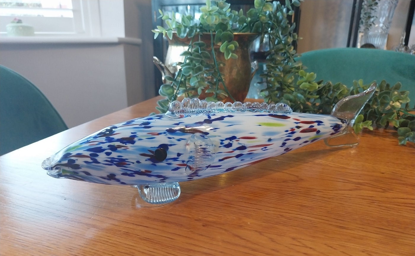 1960s Murano End of Day Glass Hand Blown Fish. - Etsy
