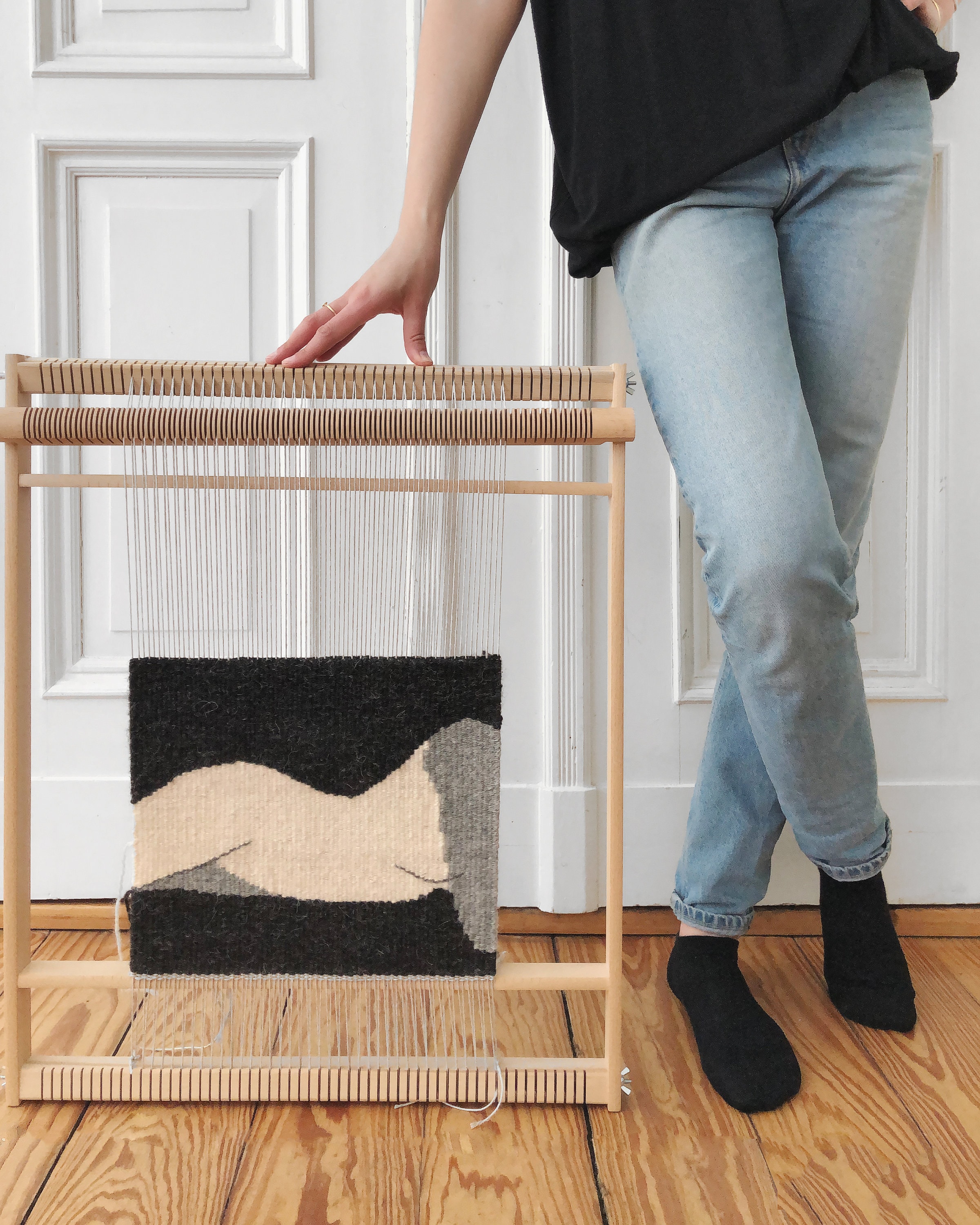 XXL Weaving Loom 20inch / 50cm Extra Large Heddle Loom Big - Etsy UK