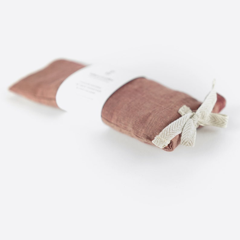 Almohada de ojos WELLNESS Pétalos de mostaza y rosa Piel - Etsy México