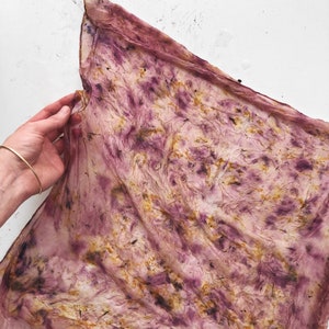 Natural Bundle Dye Kit - Learn to Dye With Flowers on Silk, Using This ...