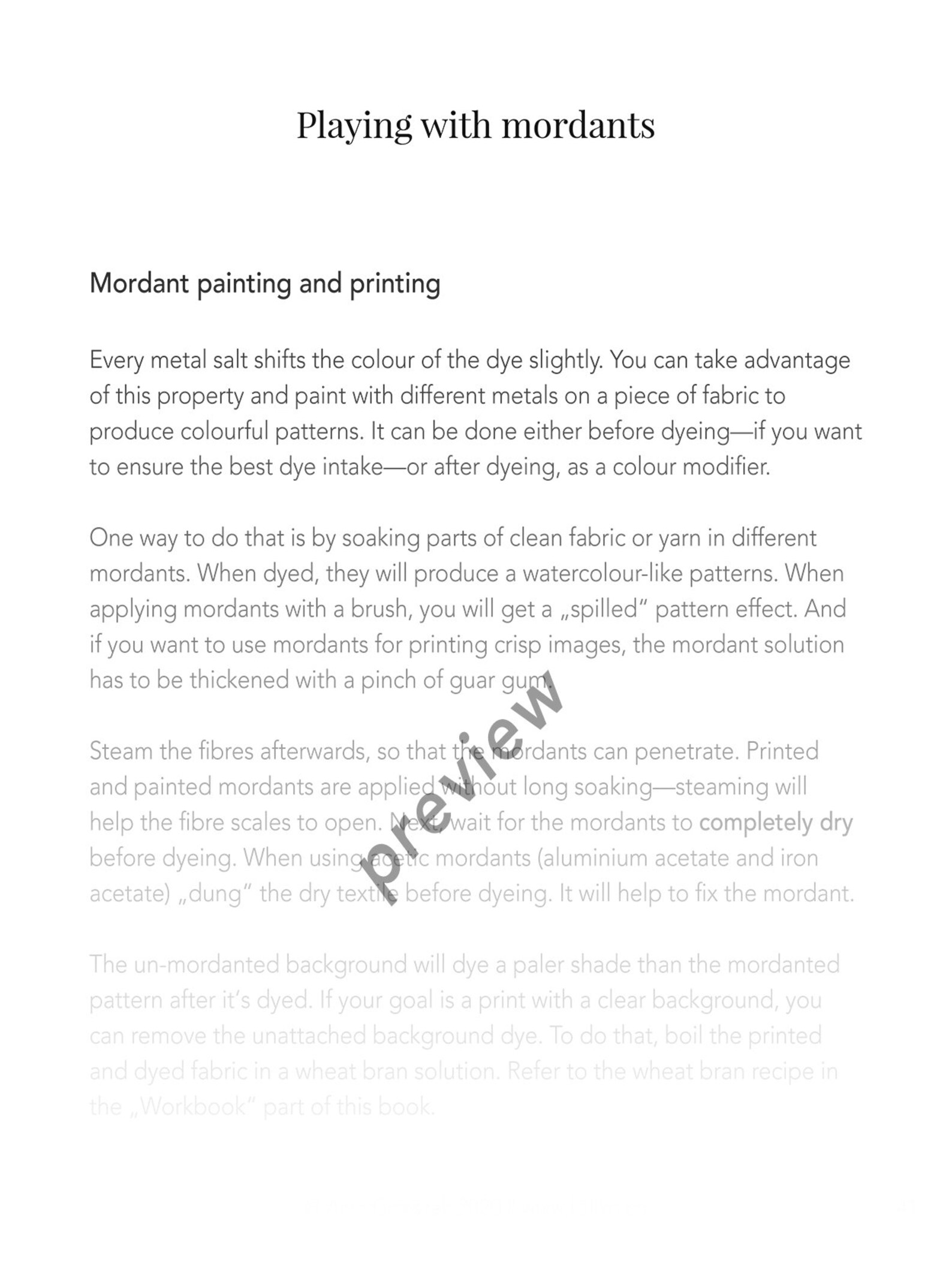 Mordants for Natural Dyes an In-depth Guide to Lasting Plant | Etsy