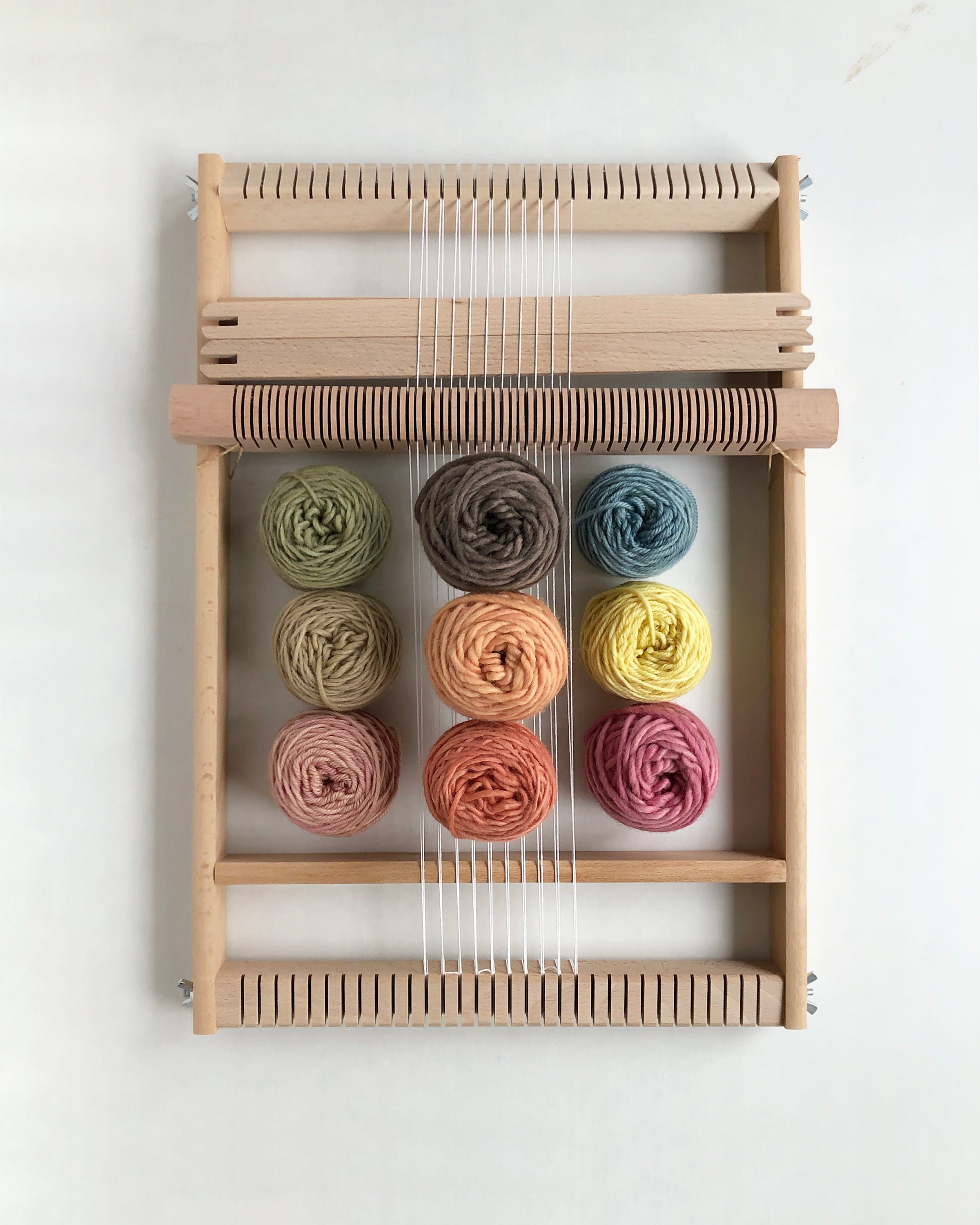 Large Weaving Starter Kit: Botanical Yarns Wool Roving - Etsy