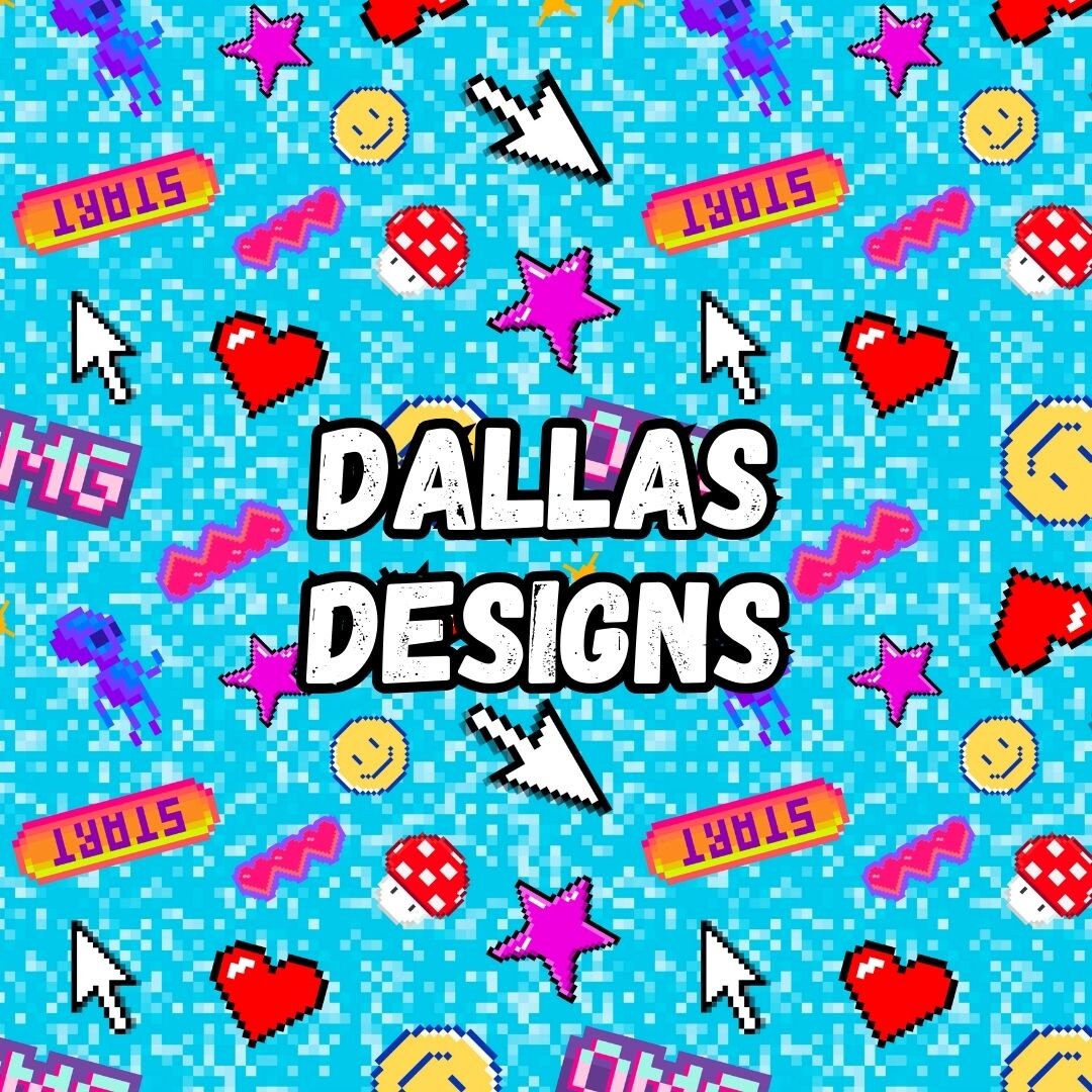 Pixelated Gamer Seamless Pattern | Commercial Use | Tiling Design - Etsy