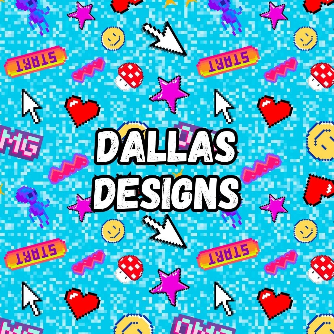 Pixelated Gamer Seamless Pattern Commercial Use Tiling - Etsy