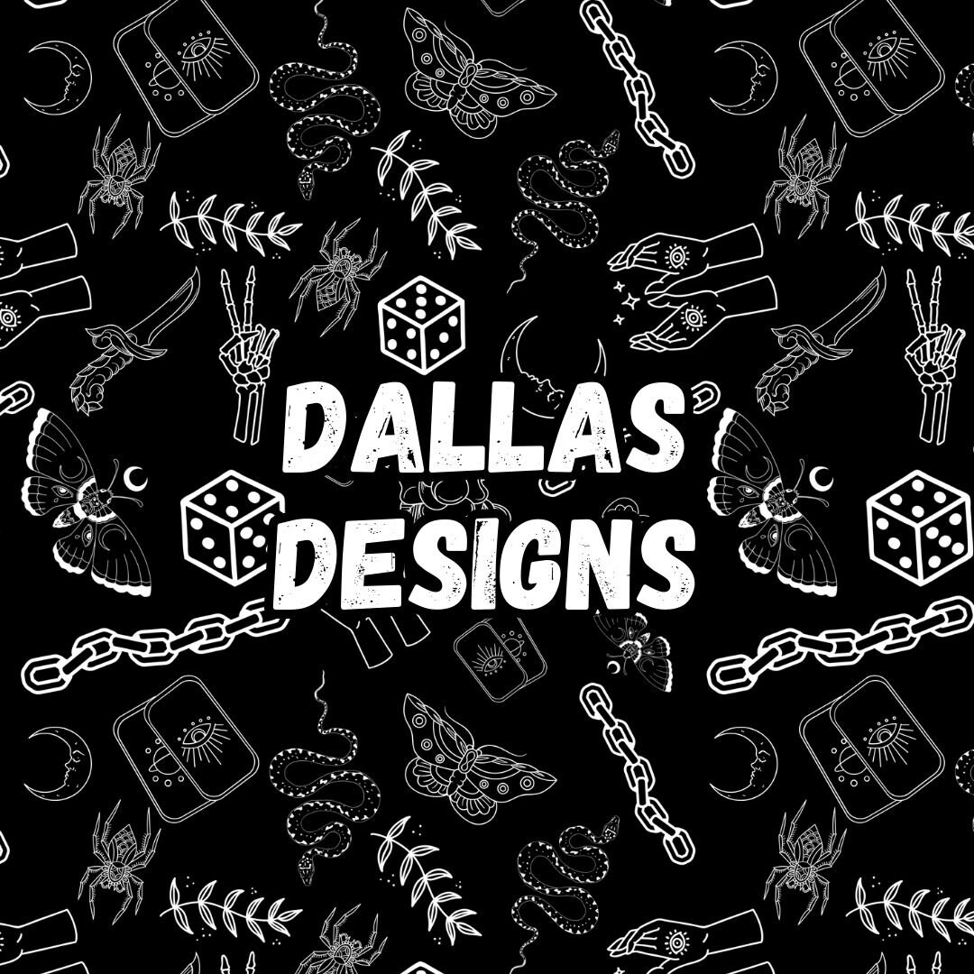 Fine Line Tattoo Goth Repeat Seamless Pattern | Commercial Use | Tiling ...