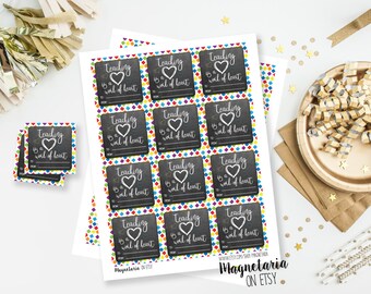 Teaching is a Gift of Heart Printable Tags - Etsy