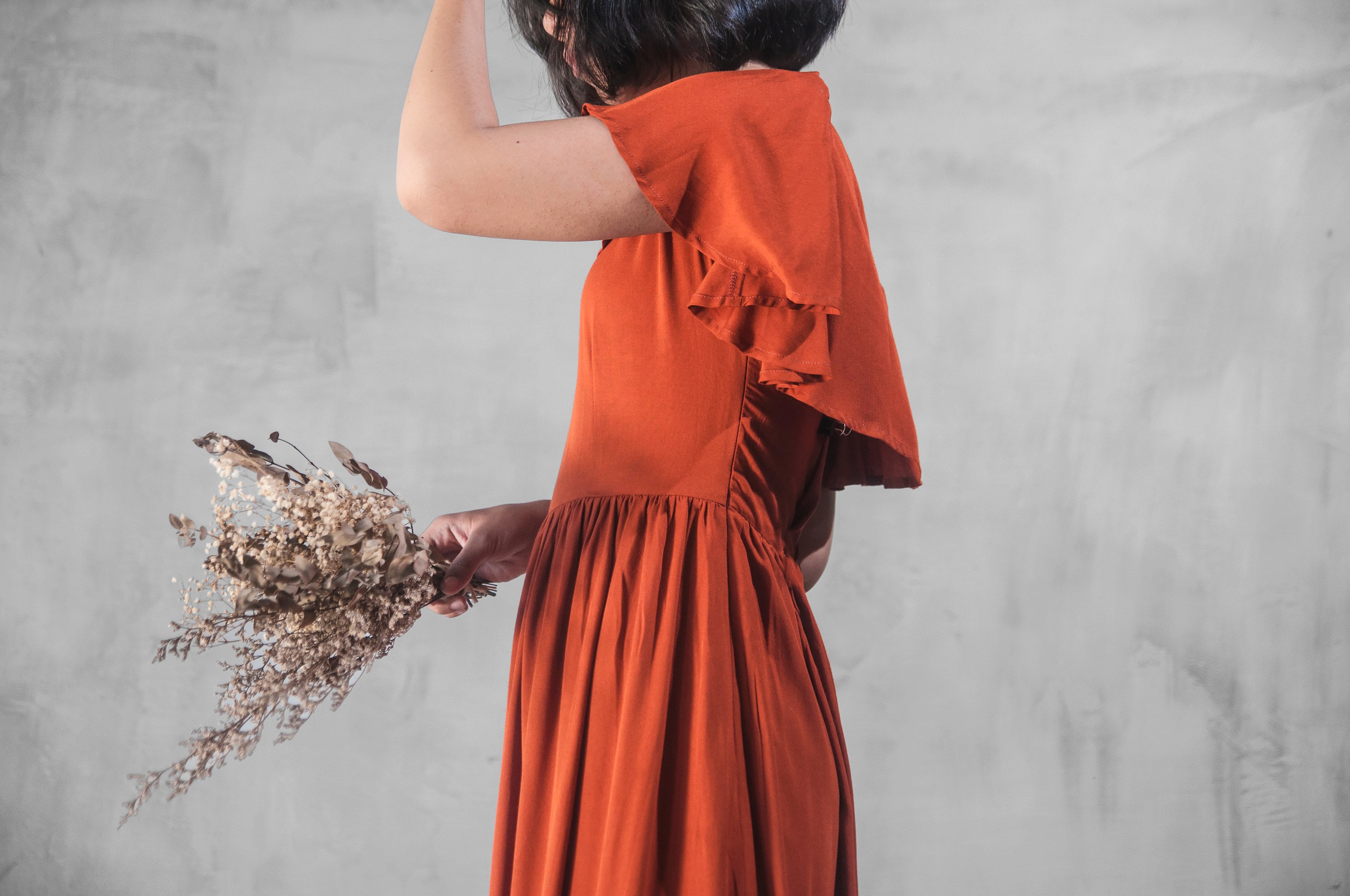 Rust Bridesmaid Dress Bridesmaids Dresses Plus Size Maxi - Etsy