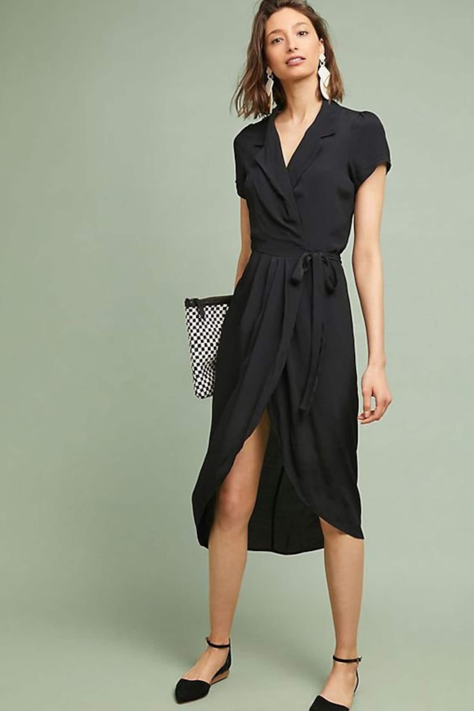 Maxi Wrap Dress Wrap Dresses Custom Dress Long Dress Maxi | Etsy