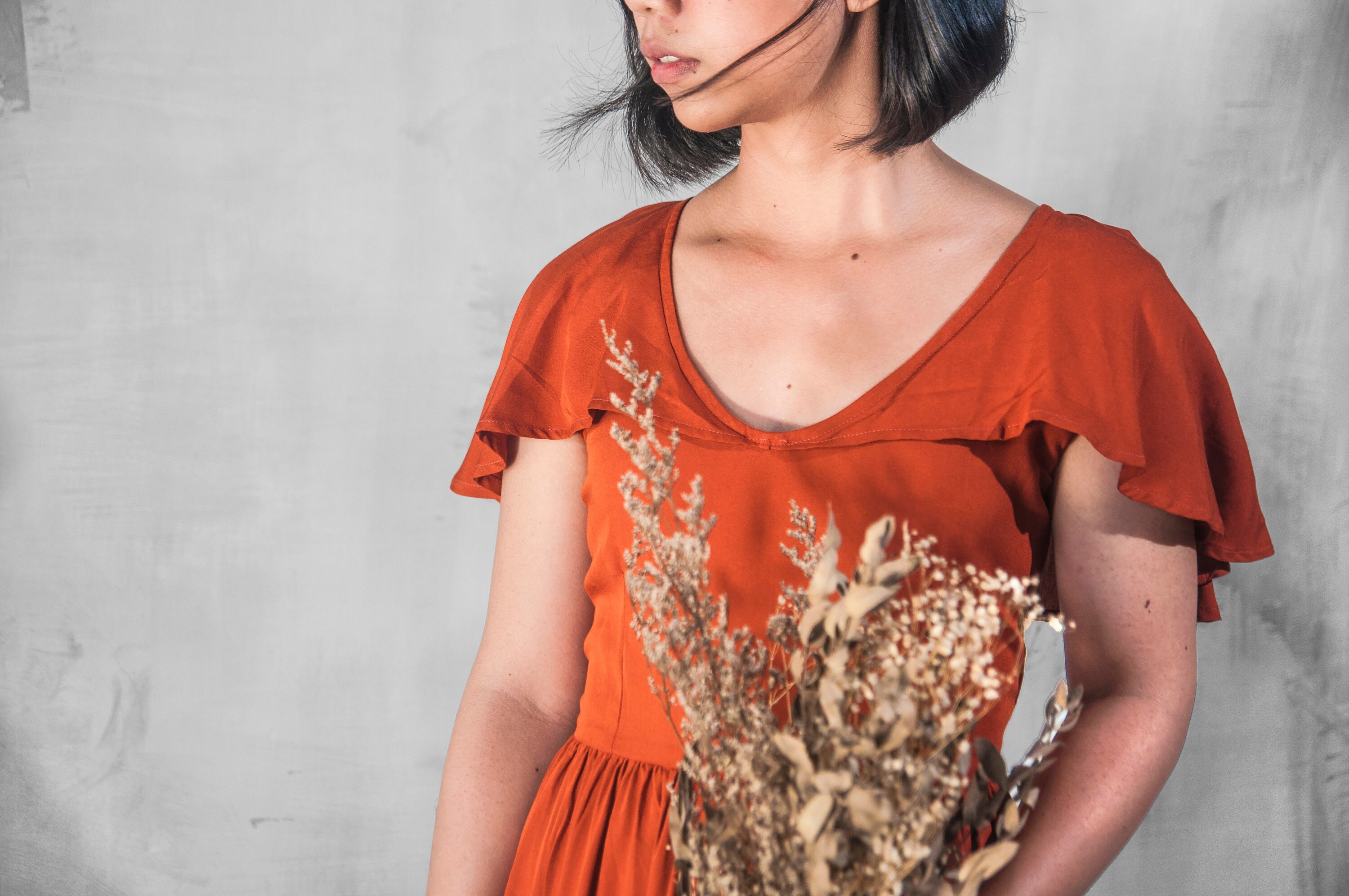 Rust Bridesmaid Dress Bridesmaids Dresses Plus Size Maxi | Etsy