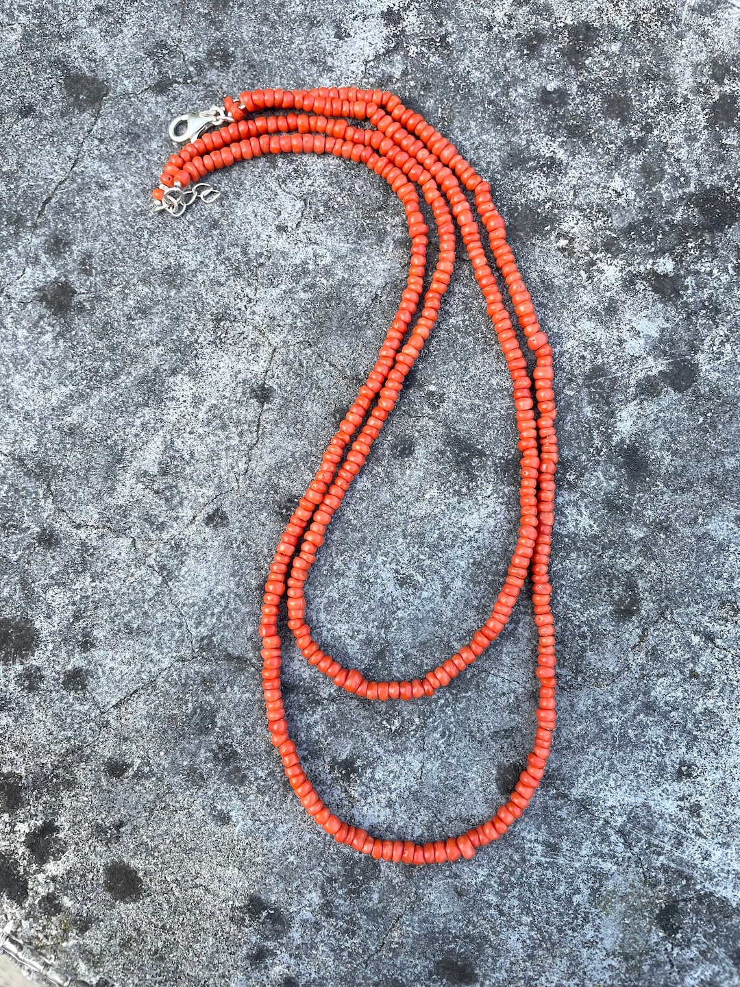 Antique Coral Beads Old Coral Beads Natural Salmon Coral
