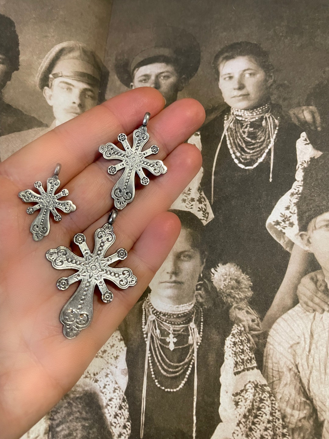 Ukrainian Cross Religious Medalion Silver Ukrainian Cross - Etsy