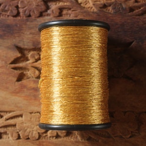 Bright Gold Zari Metallic Passing/couching/gilt Thread-japan Thread ...