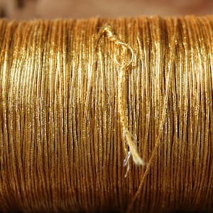 Bright Gold Zari Metallic Passing/couching/gilt Thread-japan Thread ...