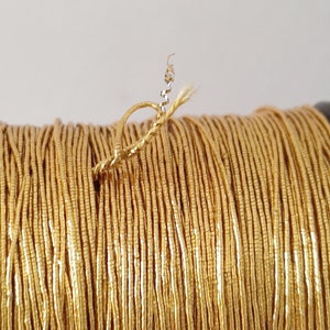 Bright Gold Zari Metallic Passing/couching/gilt Thread-japan Thread ...