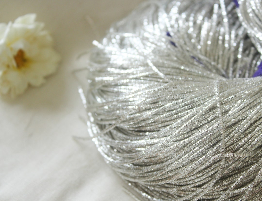 Silver Bullion Wire-french Wire--metallic Rough Wire-purl-goldwork Purl ...