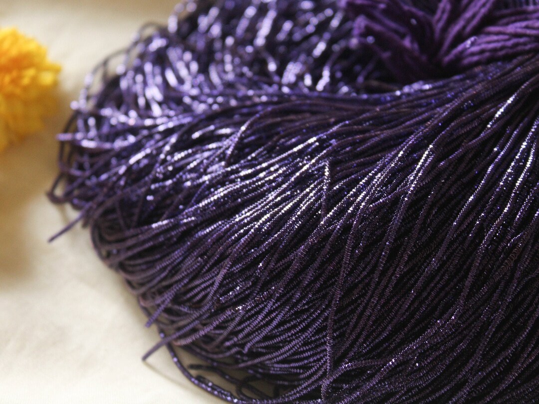 Purple Bullion Wire-french Wire--metallic Rough Wire-purl-goldwork Purl ...