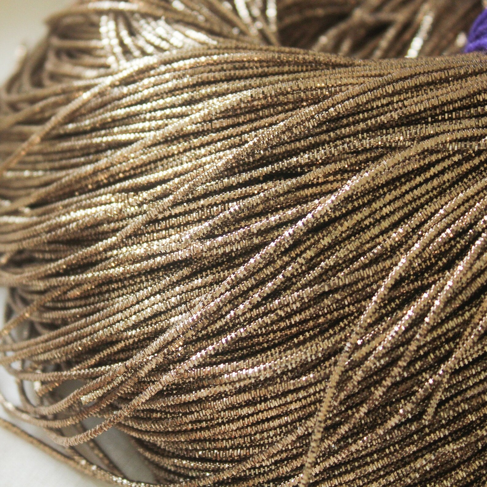 Brass Gold Bullion Wire-french Wire--metallic Rough Wire-purl-goldwork ...