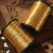 Bright Gold Zari Metallic Passing/couching/gilt Thread-japan Thread ...