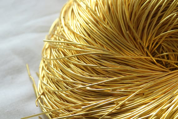 1MM Yellow Gold French Wire-metallic purl Wire for - Etsy