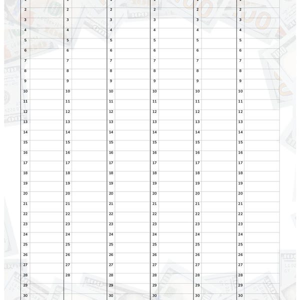 Tip Log Sheets Printable - Etsy