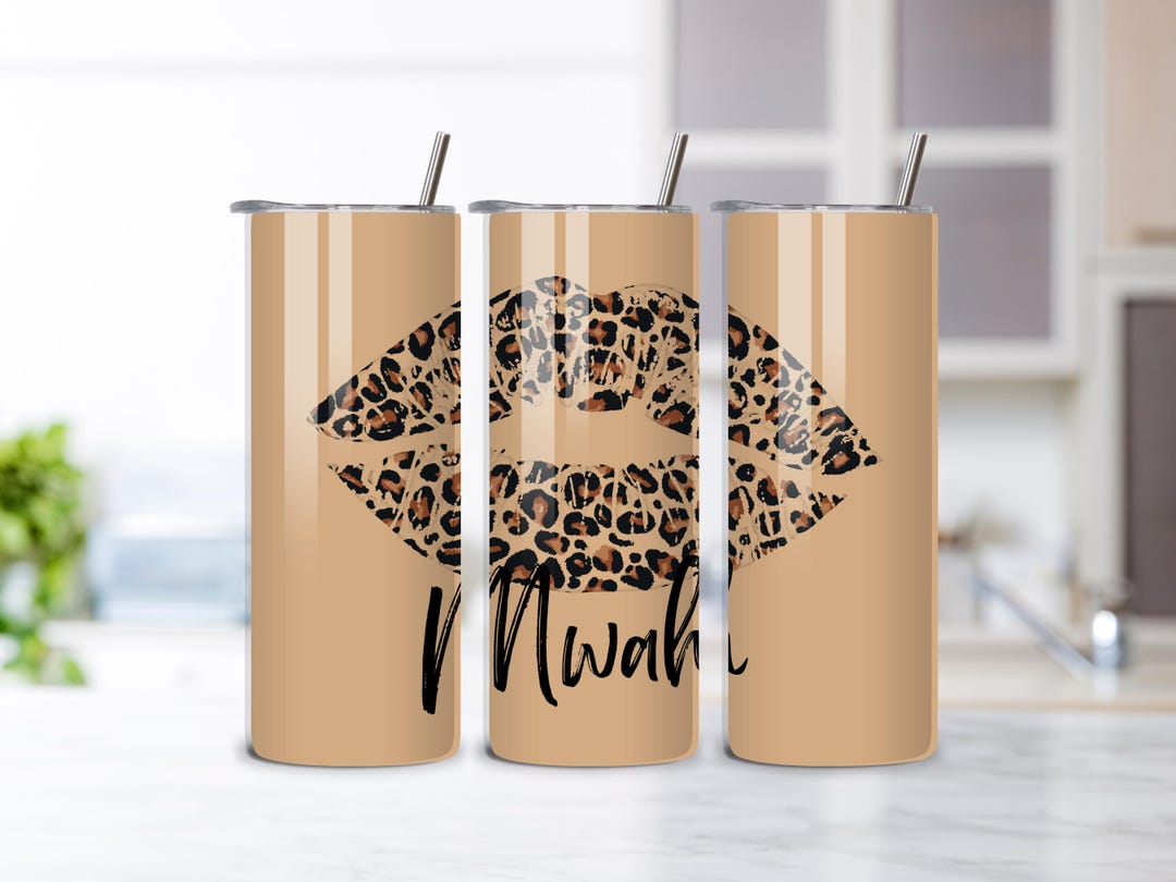 Muah, Lips, Kisses, 20oz Sublimation Tumbler Designs, Straight Skinny ...