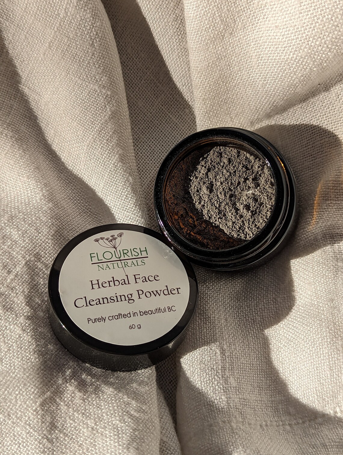 Herbal Cleansing Face Powder, Mask. All Natural for Sensitive, Dry, or ...
