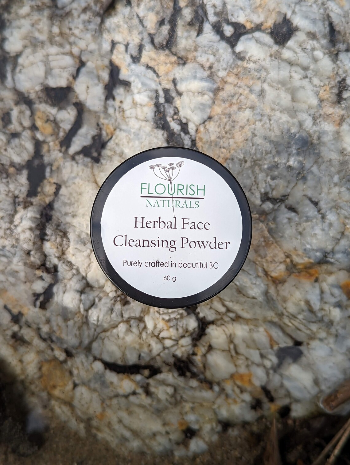 Herbal Cleansing Face Powder, Mask. All Natural for Sensitive, Dry, or ...