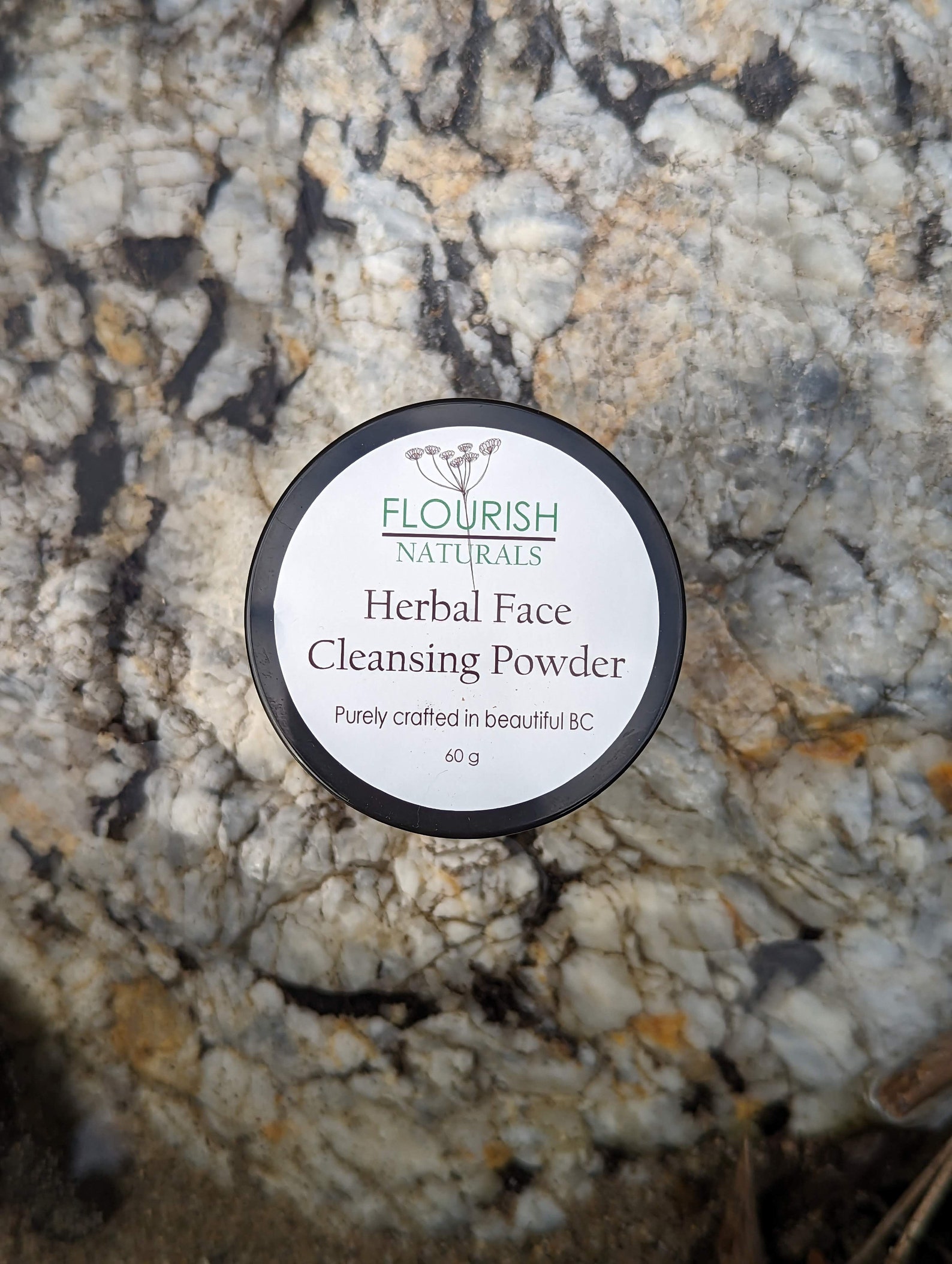 Herbal Cleansing Face Powder, Mask. All Natural for Sensitive, Dry, or ...