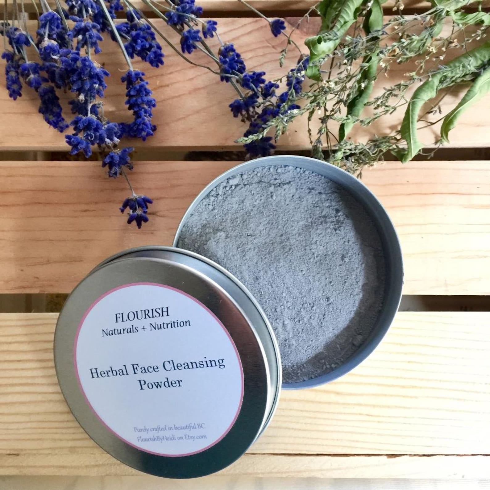 Herbal Cleansing Face Powder Mask. All Natural for Sensitive | Etsy