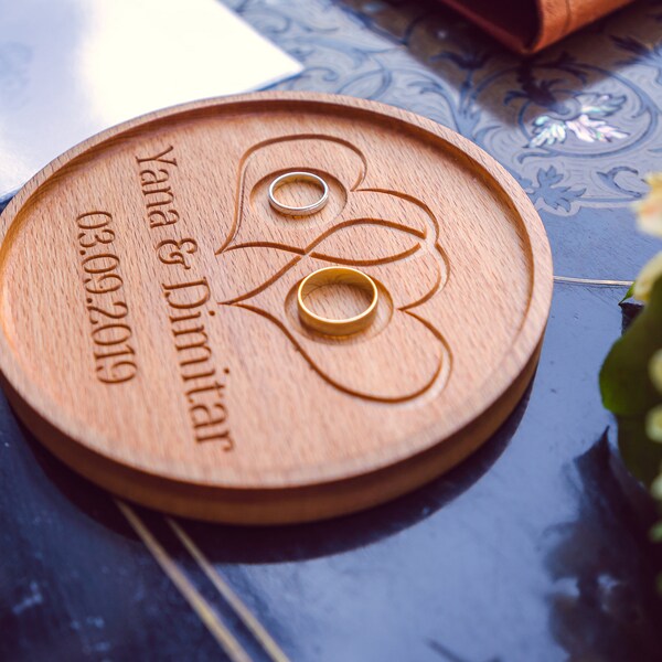 Wedding Ring Plate - Etsy