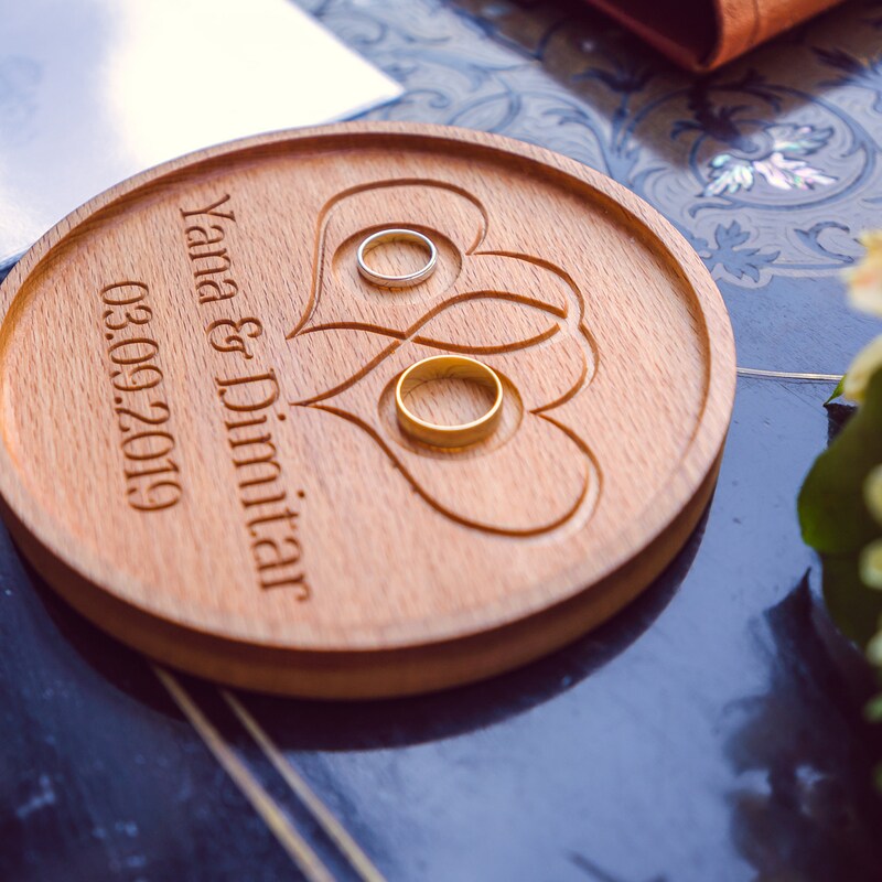 Wedding Ring Plate - Etsy