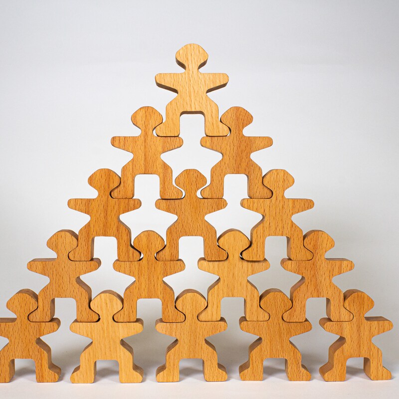 Wooden Acrobat Toy - Etsy