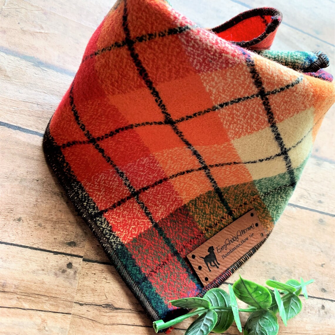 Fall Plaid Dog Bandana Winter Dog Bandanna Dog Bandana - Etsy