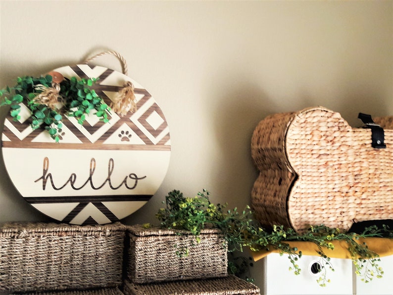 Boho Door Sign Front Door Decor Front Door Sign - Etsy