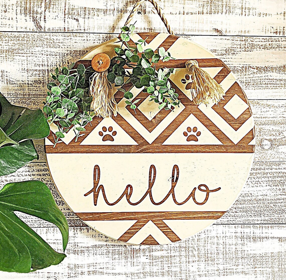 Boho Door Sign Front Door Decor Front Door Sign - Etsy