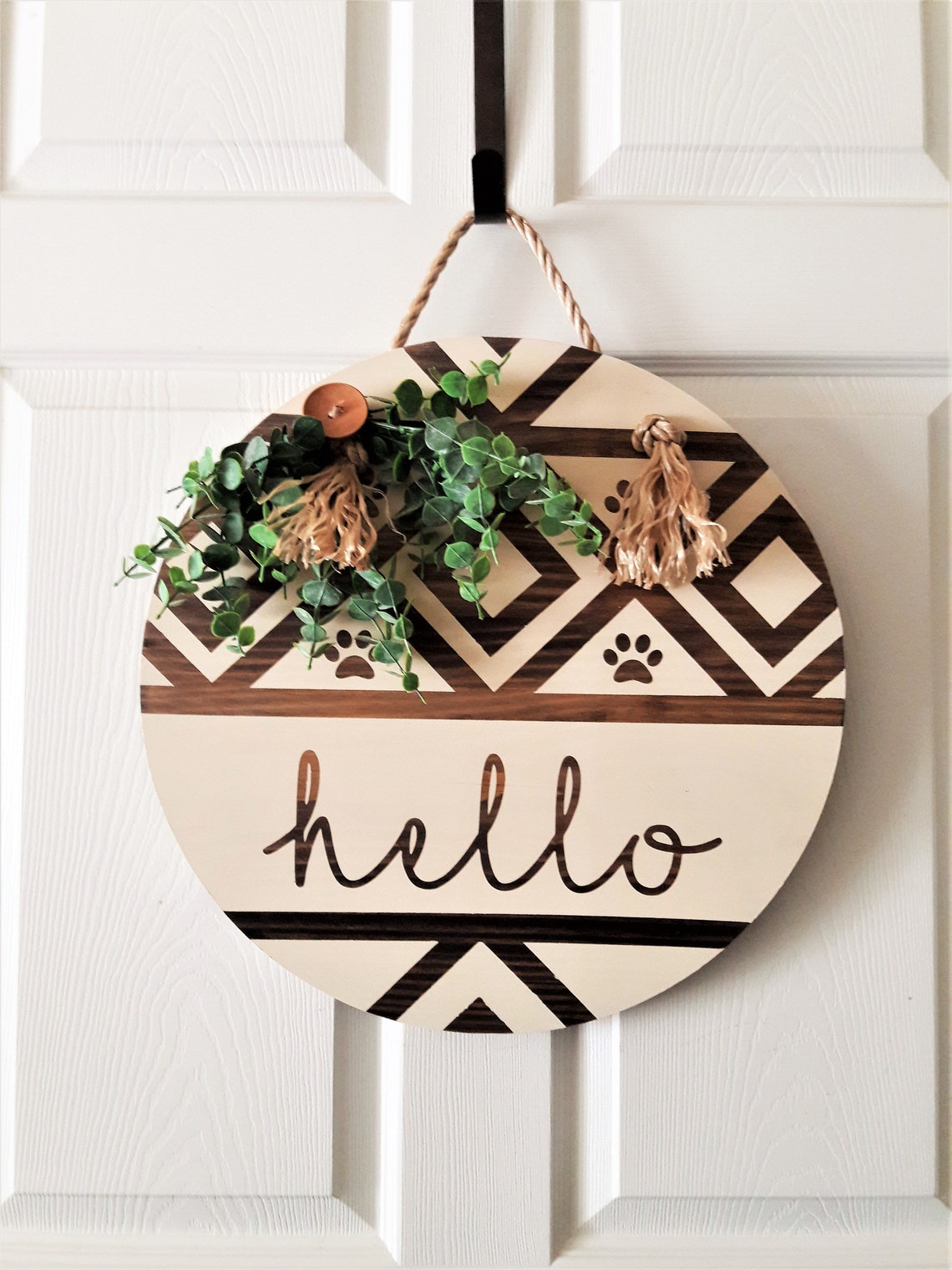 Boho Door Sign Front Door Decor Front Door Sign - Etsy
