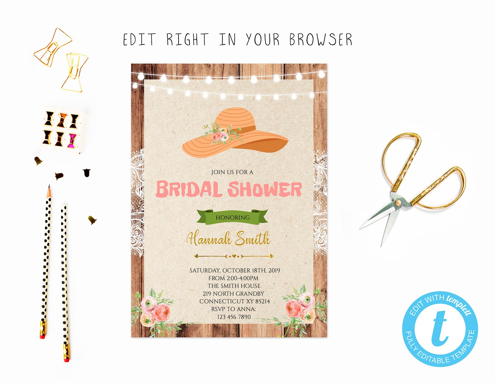 Southern Charm Shower Party Theme TRY BEFORE You BUY Instant - Etsy