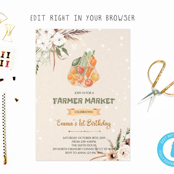 Farmers Market Theme - Etsy