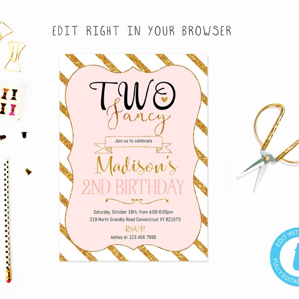 Two Fancy Birthday - Etsy