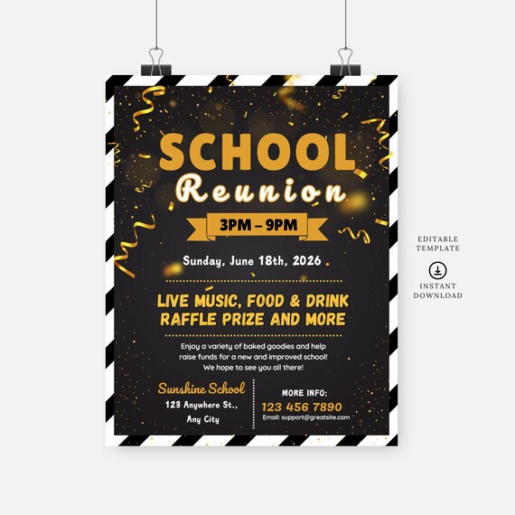 Reunion Flyer Templates Free