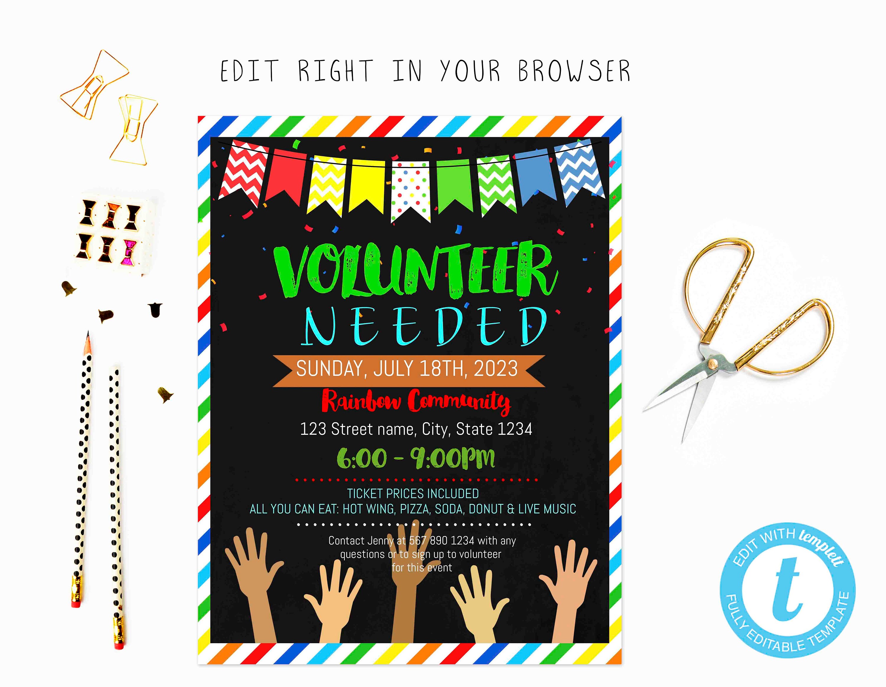 Volunteers Flyer