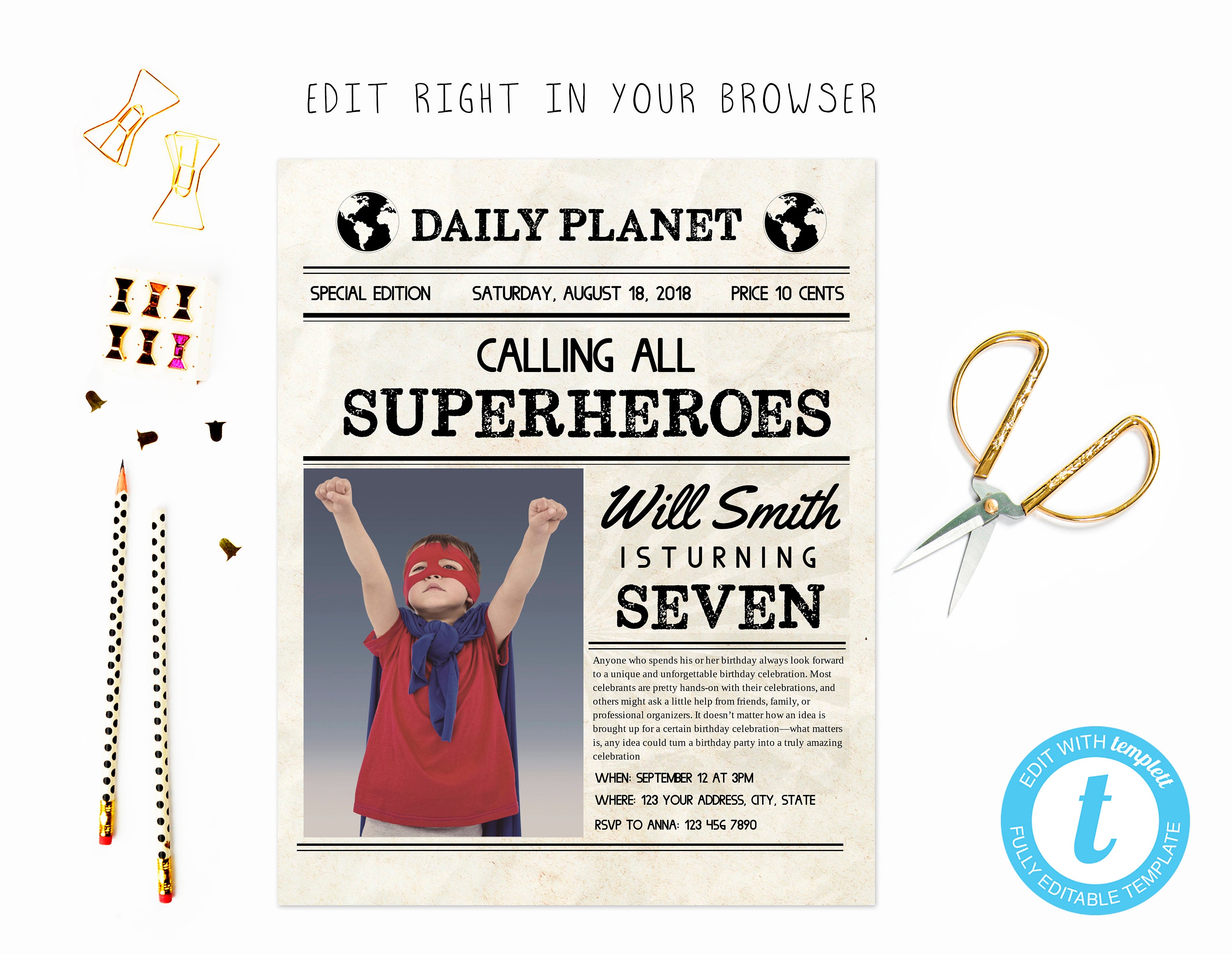 Daily Planet Template