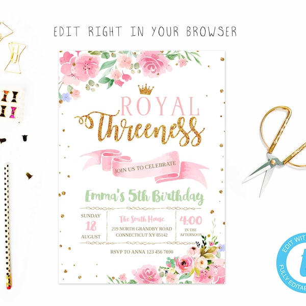 Her Royal Threeness - Etsy